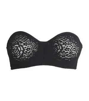 Wacoal Lace Halo Strapless Bra - Black