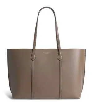 Tory Burch Leather Perry Tote Bag - Brown