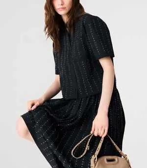 Maje Rhinestone-embellished Shirt