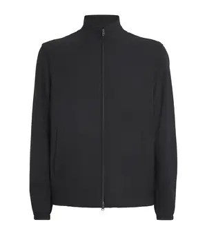Herno Technical Softshell Bomber Jacket