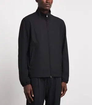 Herno Technical Softshell Bomber Jacket