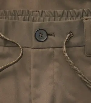 Herno Technical Drawstring Trousers - Green