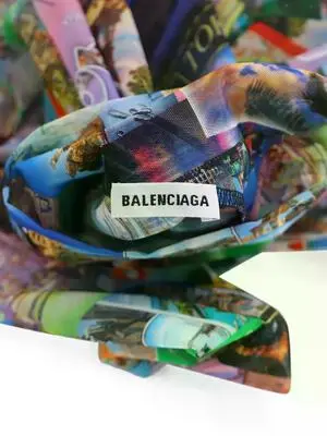 Balenciaga Postcard Turtleneck Top