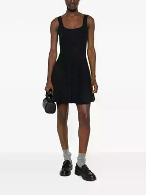 Maje Rhinestone-embellished Sleeveless Mini Dress