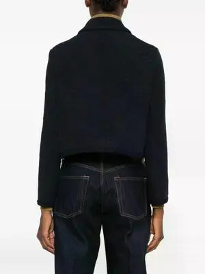 Maje Double-breasted Cropped Blazer