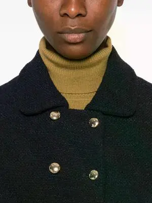 Maje Double-breasted Cropped Blazer