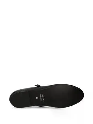 JONAK PARIS Patent-toe-cap Touch-strap Ballet Flats