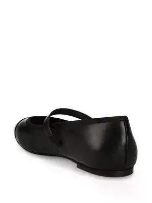 JONAK PARIS Patent-toe Cap Touch-strap Ballet Flats
