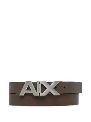 Armani Exchange Reversible Logo-buckle Belt