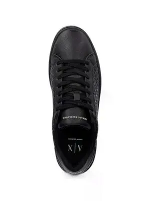 Armani Exchange Logo-embossed Lace-up Sneakers