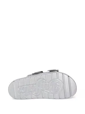 BUFFALO Raya Ari Glam Glitter-effect Flat Sandals