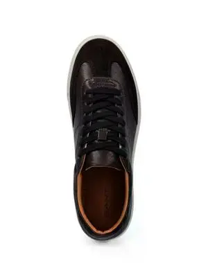 Gant Leather Suede-panelled Sneakers