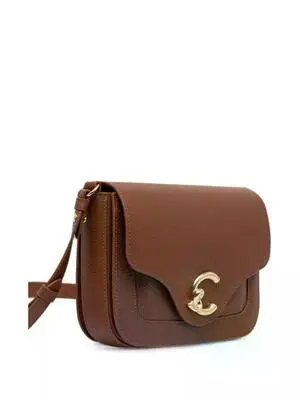 COCCINELLE Logo-plaque Pebbled Shoulder Bag