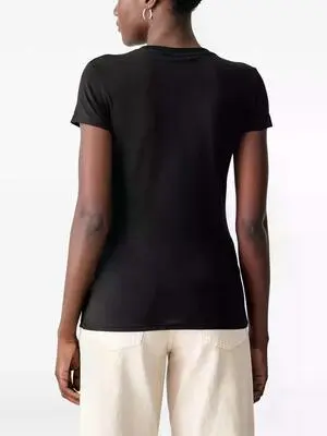Armani Exchange Rhinestone-logo T-shirt