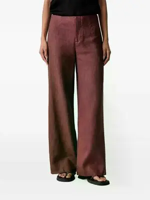 Bardot Domenica Wide-leg Trousers - Brown