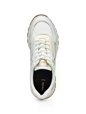 Geox Metallic-trim Lace-up Sneakers