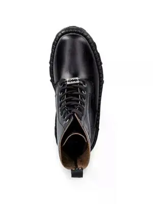 NEW ROCK Platform Lace-up Boots
