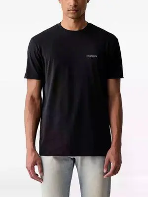 Armani Exchange Logo-print T-shirt - Black