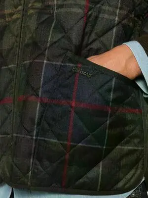 Barbour Quilted Tartan Waistcoat