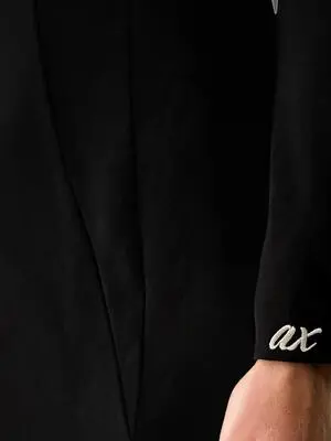 Armani Exchange Long-sleeved Midi Dress