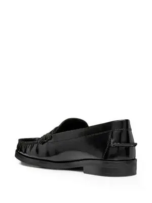 Geox Polished Finish Penny Loafers