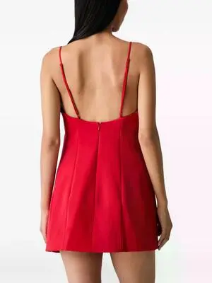 Bardot Branca Scoop-neck Panelled Mini Dress