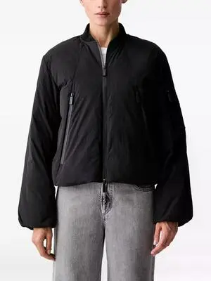Armani Exchange Zip-up Bomber Jacket - Black