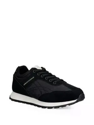 Armani Exchange Monogram-print Lace-up Sneakers