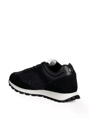 Armani Exchange Monogram-print Lace-up Sneakers