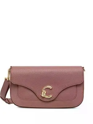 COCCINELLE Medium C-me Logo-plaque Leather Shoulder Bag