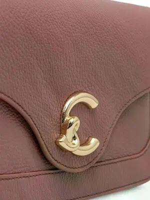 COCCINELLE Medium C-me Logo-plaque Leather Shoulder Bag