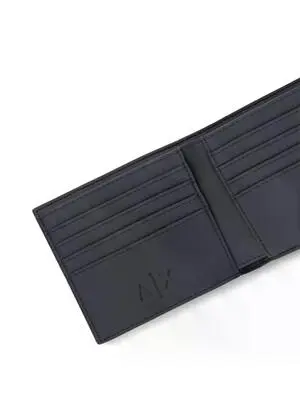 Armani Exchange Logo-embossed Bifold Wallet