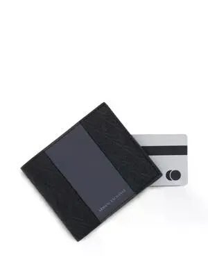 Armani Exchange Logo-embossed Bifold Wallet