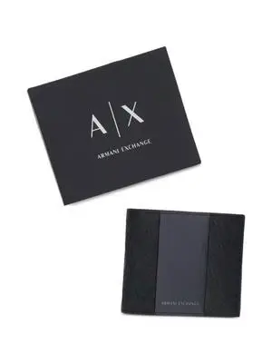 Armani Exchange Logo-embossed Bifold Wallet