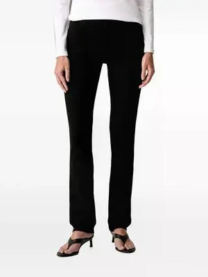 Armani Exchange Logo-patch Skinny Jeans - Black