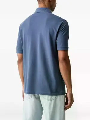 Armani Exchange Logo-embroidered Piqué Polo Shirt
