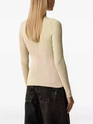 Armani Exchange Ribbed Logo-embroidered Sweater
