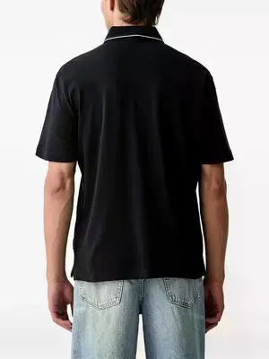 Armani Exchange Logo-print Tipped Polo Shirt