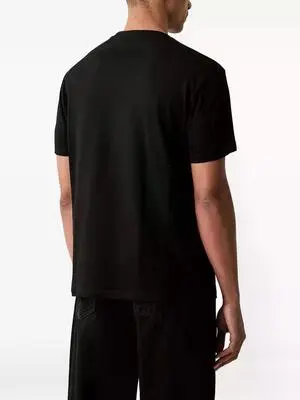 Armani Exchange Logo-embroidered T-shirt