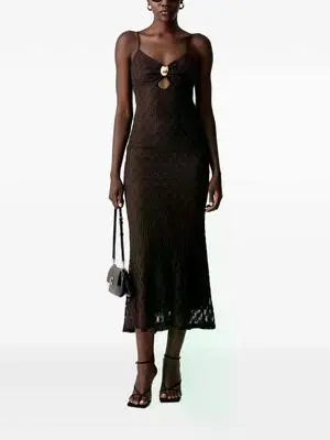 Bardot Karla Floral-lace Midi Dress