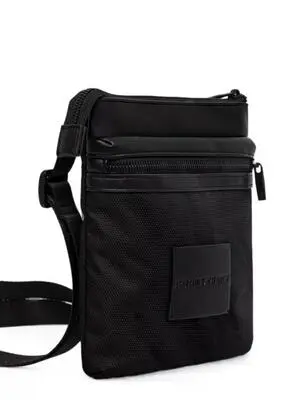 Armani Exchange Logo-patch Zip-fastening Messenger Bag