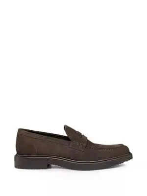 Geox Massimiano Suede Loafers - Brown