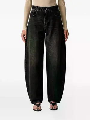 Armani Exchange Faded-effect Jeans - Black