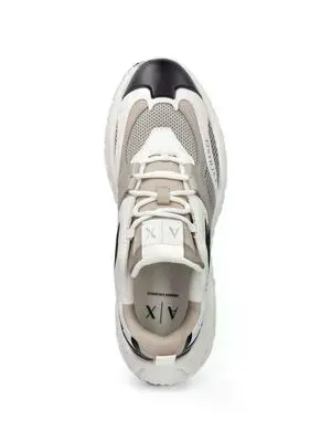Armani Exchange Panelled Logo Detail Sneakers