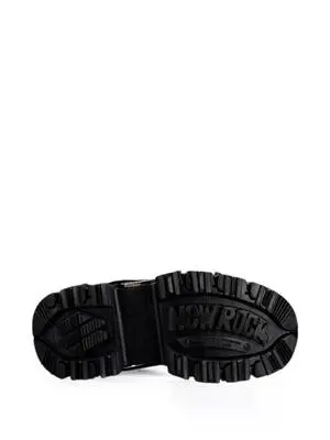 NEW ROCK Buckle-fastening Platform Boots