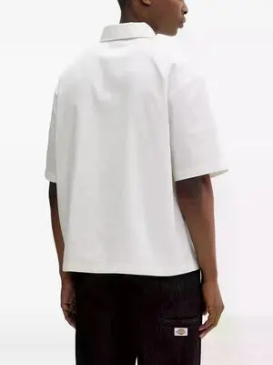 Dickies Cadiz Quarter-zip Polo Shirt - White