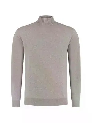 DORIANI CASHMERE Roll-neck Knitted Sweater - Grey