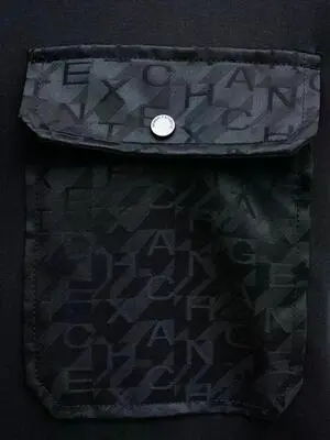 Armani Exchange Logo-pattern Pocket Sweater