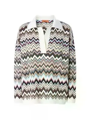 Missoni Zigzag-knit Sweater - White