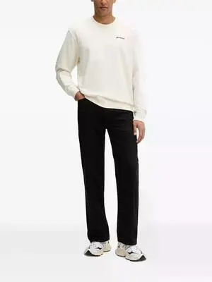 Dickies Logo-embroidered Crew-neck Sweatshirt - Neutrals